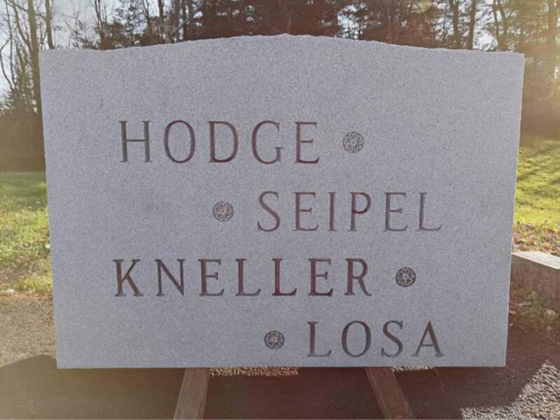 Memorial Lettering – Cantele Memorials
